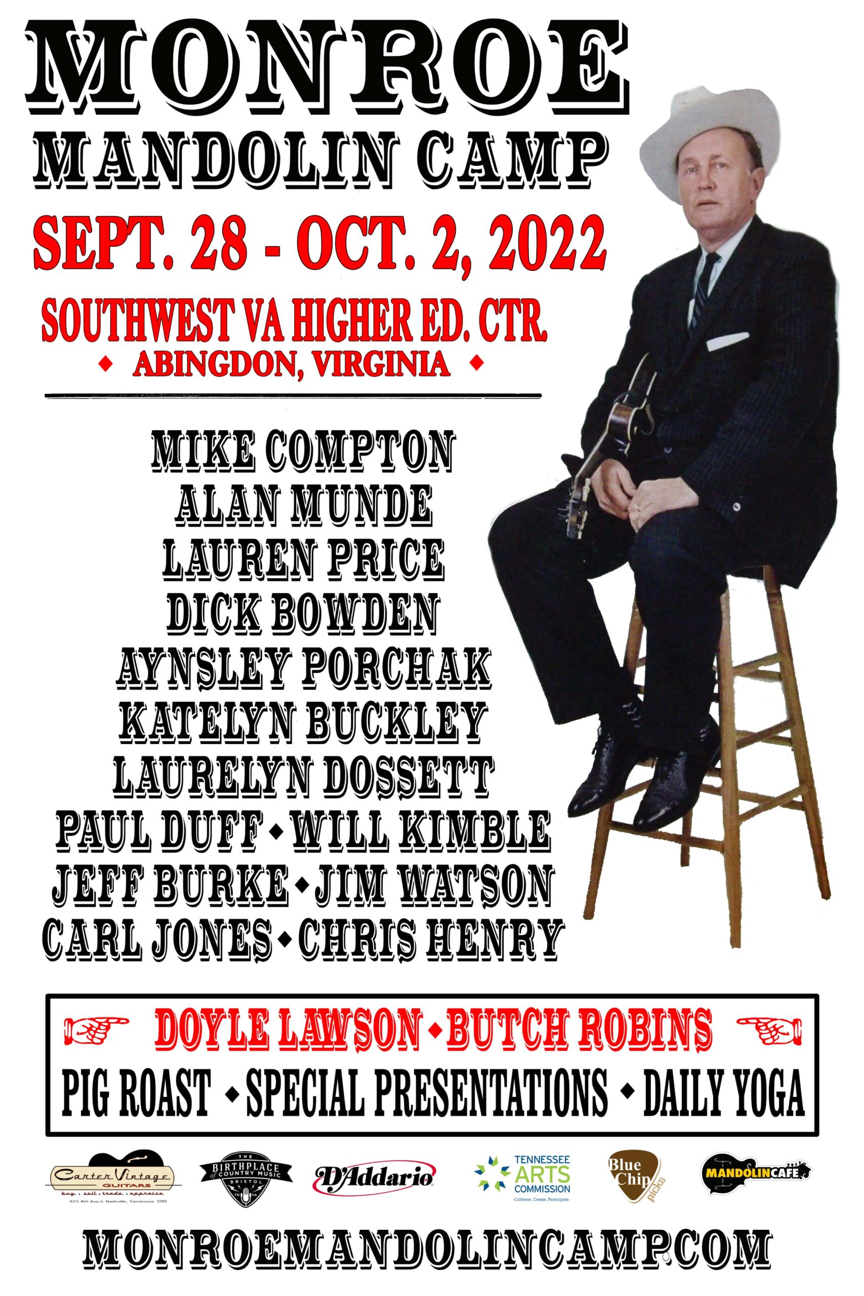 Lodging | 2022 Monroe Mandolin Camp